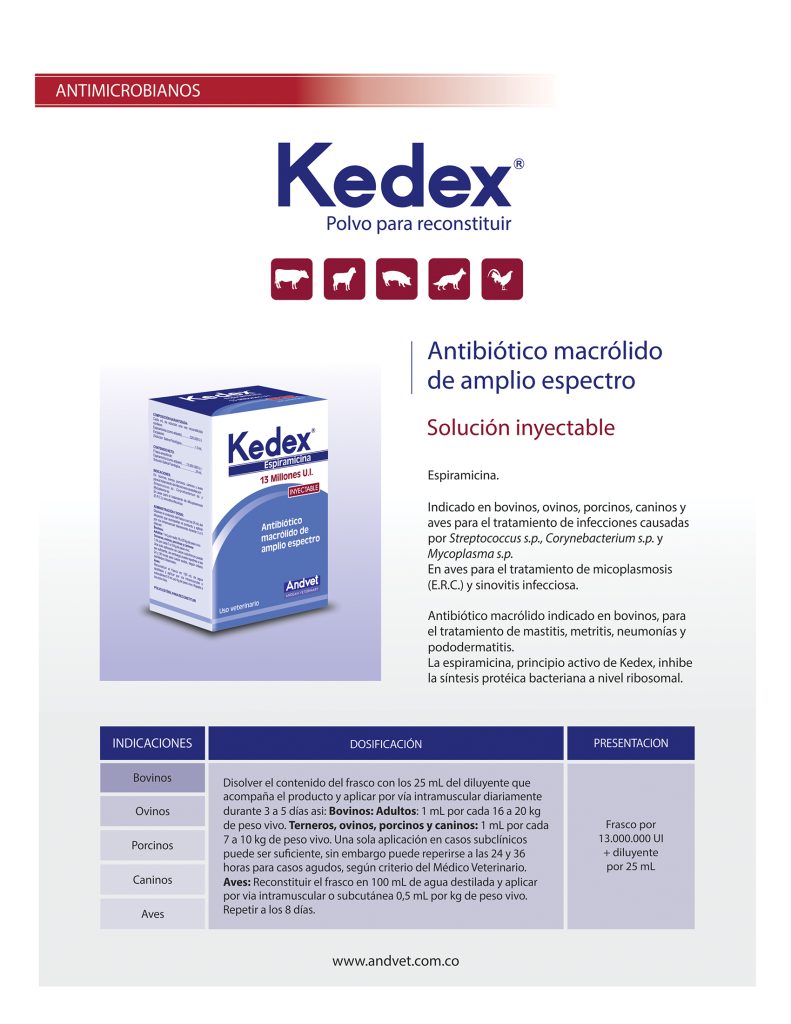 Kedex – AndVet – Laboratorio farmacéutico veterinario
